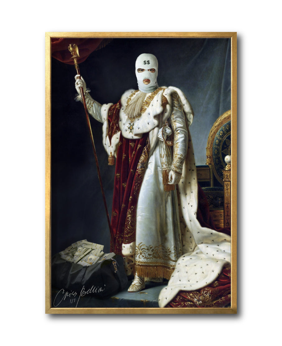 Cuadro Canvas Clásico Rey para sala elegante en México. Galería314. 017 ...